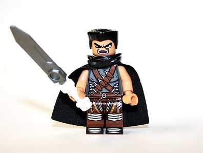 Building Block Guts V2 Beserk Cartoon TV Show Anime Minifigure