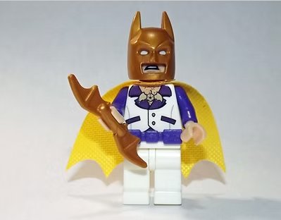 Building Block Disco Batman 70s Minifigure