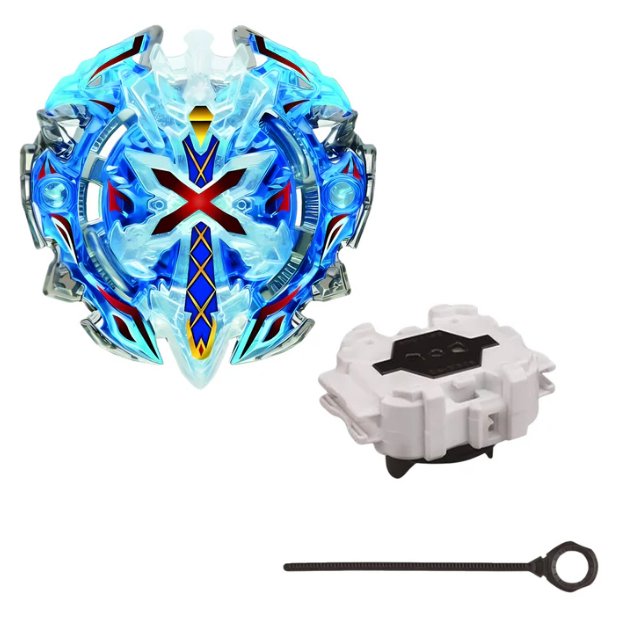 Beyblade B-67 BLUE Xeno Xcalibur - BLUE Xeno Xcalibur Bey + Launcher