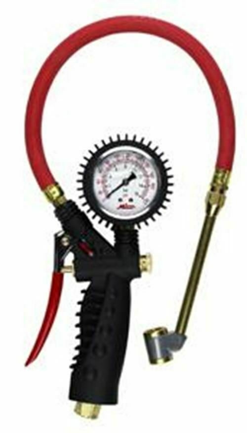 MILTON Pro Analog Pistol Grip 230PSI Inflator Gauge Large Bore MIS-578A
