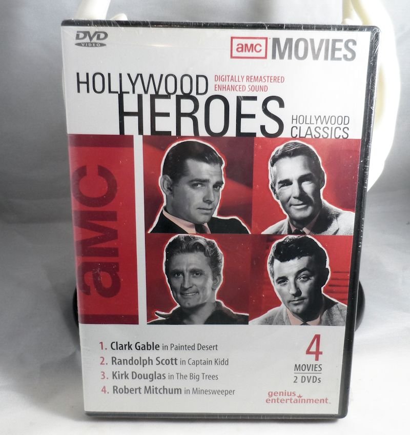 AMC Hollywood Heroes 4 movies 2 DVD