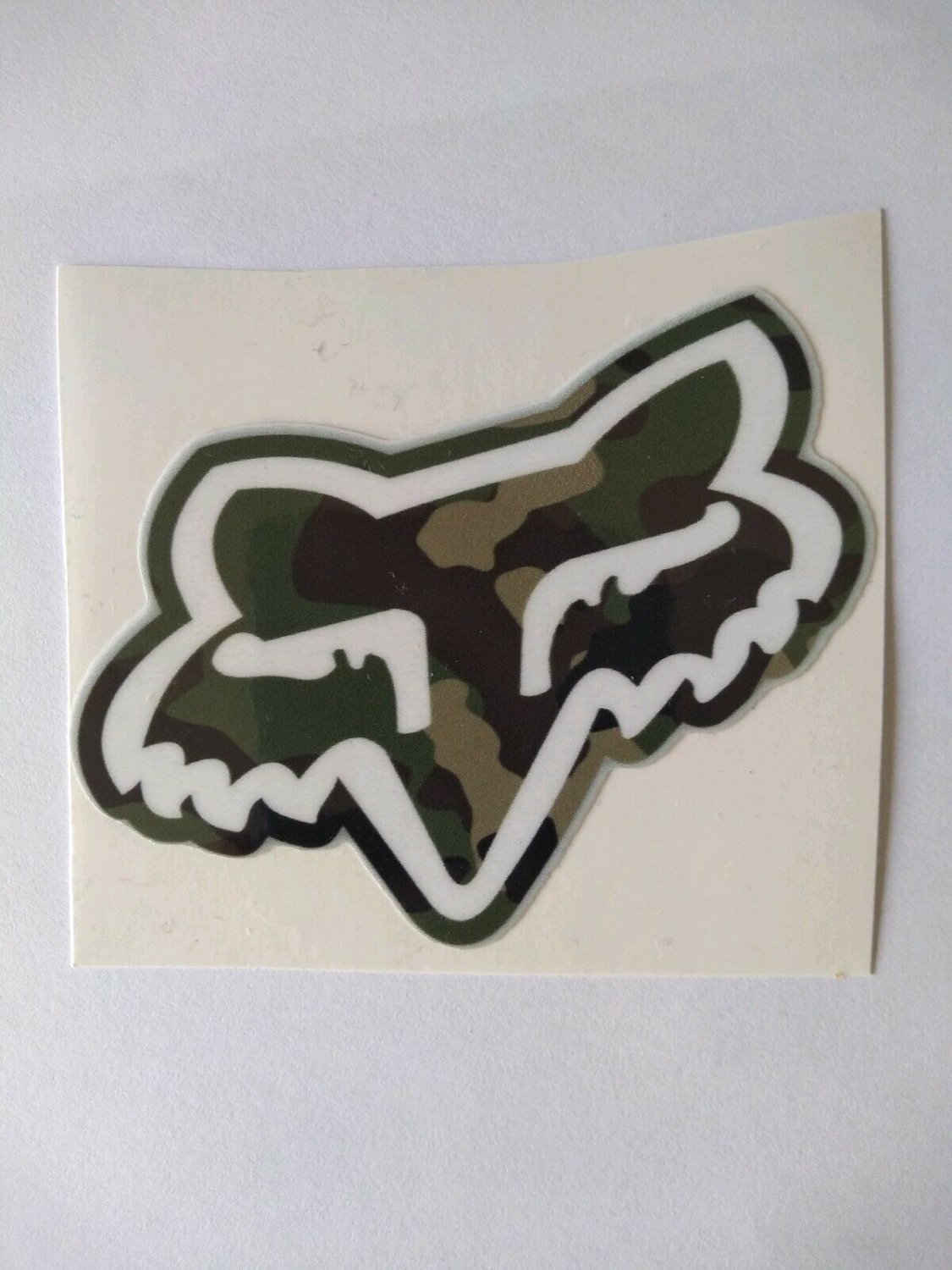 2 x Fox Racing Head, Camo Fox logo Stickers (Unique), Bikes Boards etc