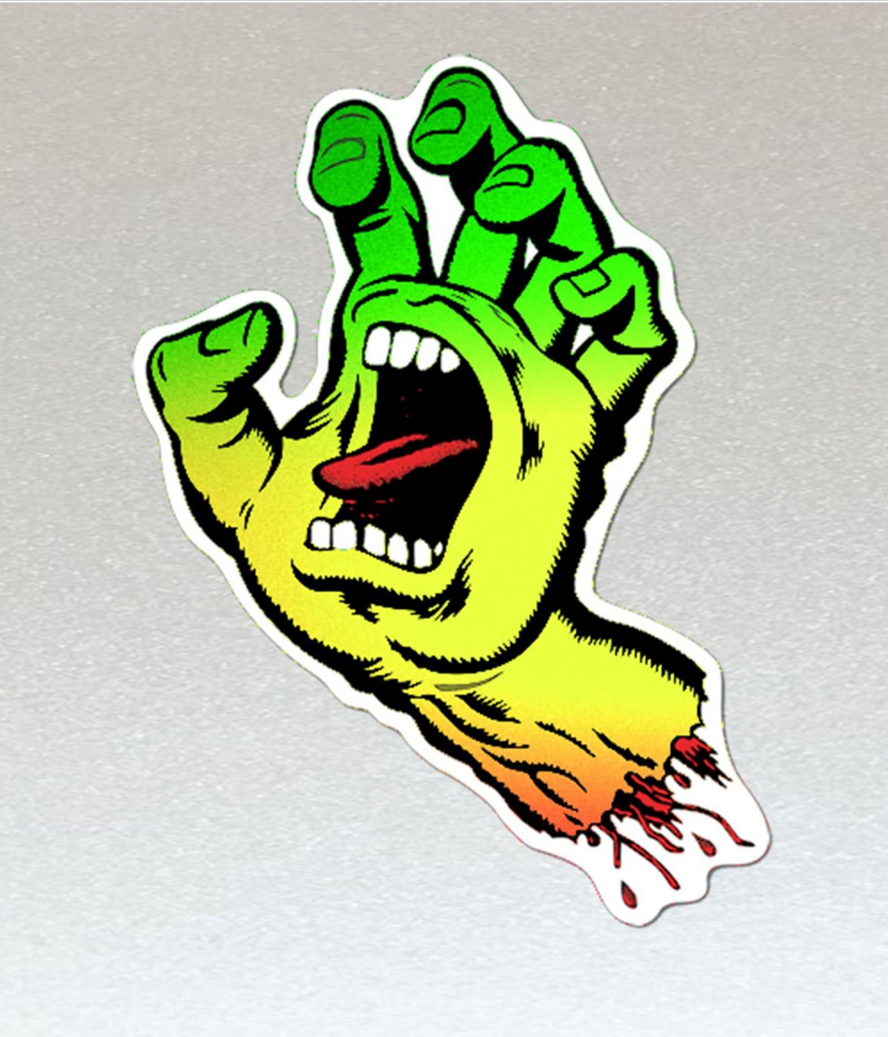 Santa Cruz V2 Board Stickers Set X6 Includes Turtles, Sharks & Hands ...