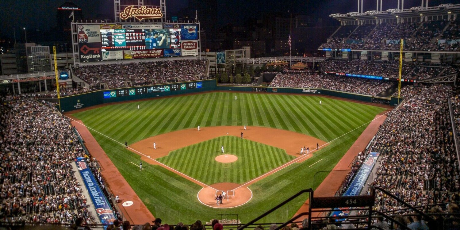 Cleveland Indians Baseball Stadium Photo Jacobs Field MLB 48x36-8x10 ...