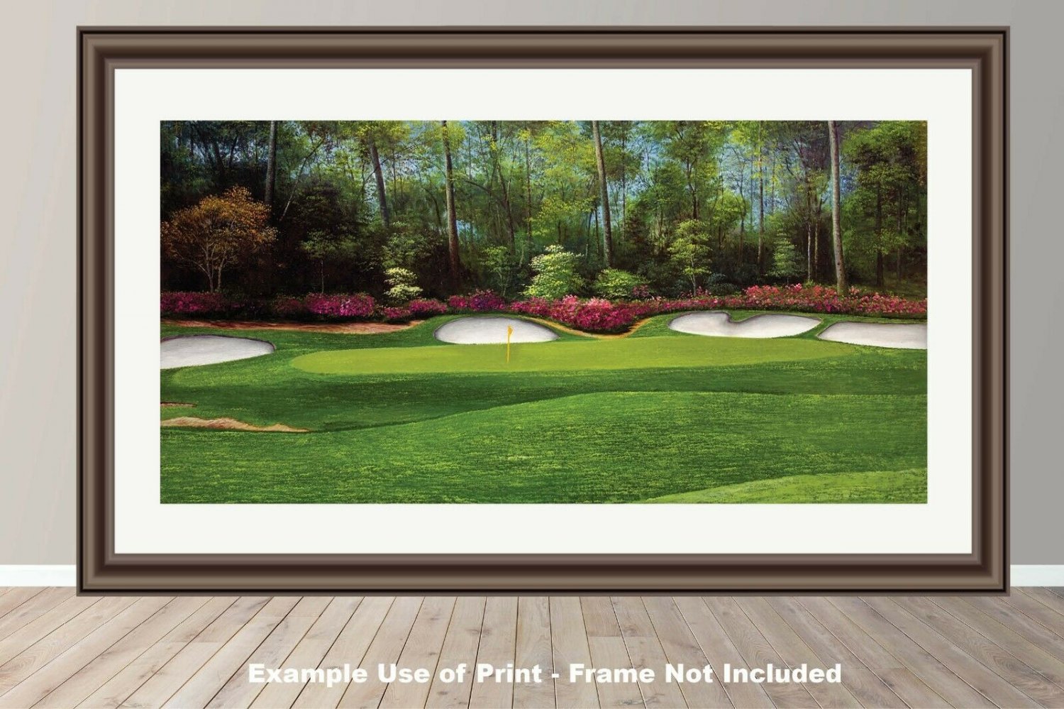 Augusta National Golf Club Course Masters Tournament Hole 13 Azalea Art ...