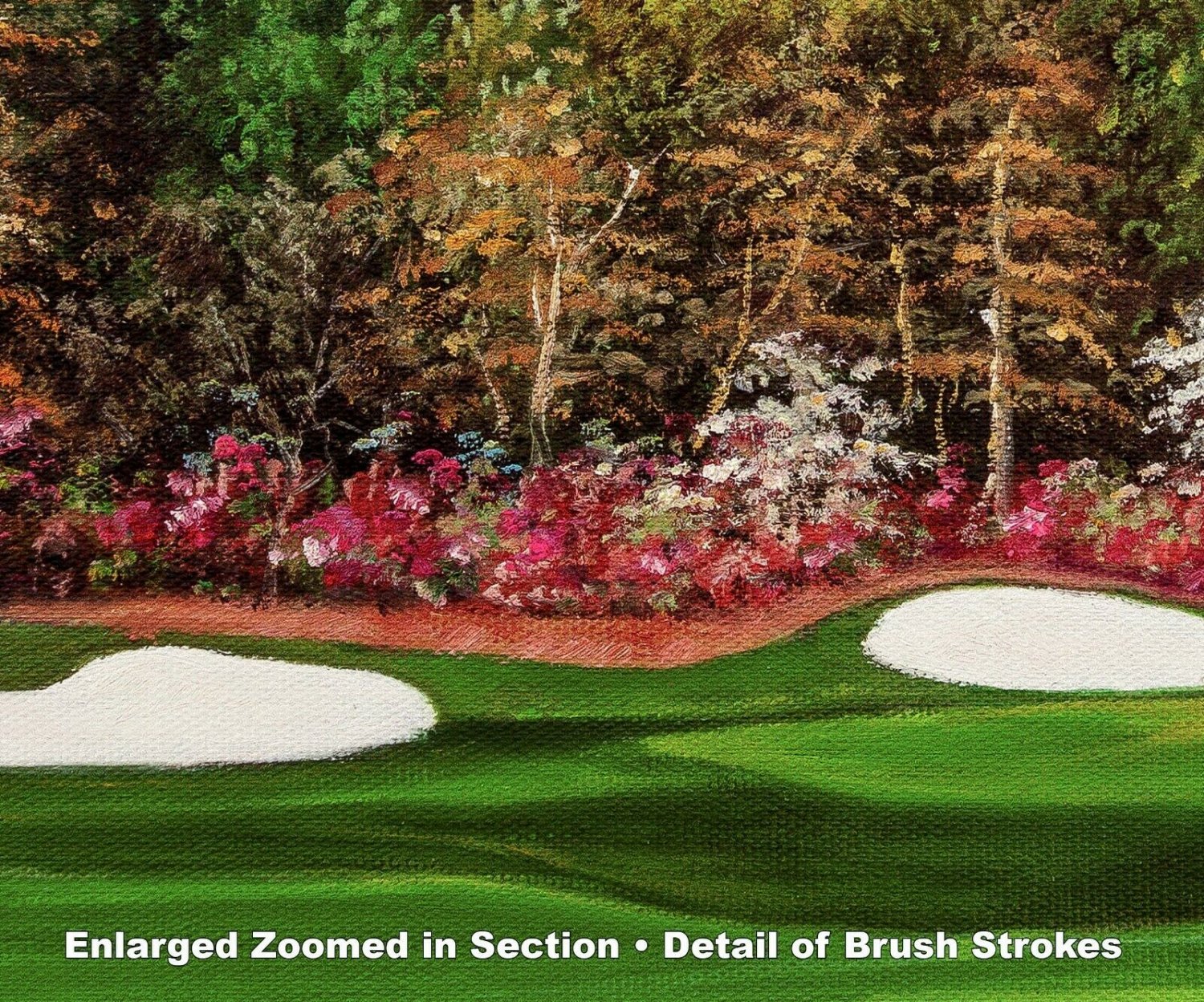 Augusta National Golf Club Course Hole 13 Azalea Masters Painting Art ...