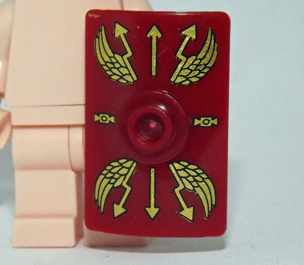 Lego Compatible Roman Legionary Shield for Knight Custom Minifigure Toys