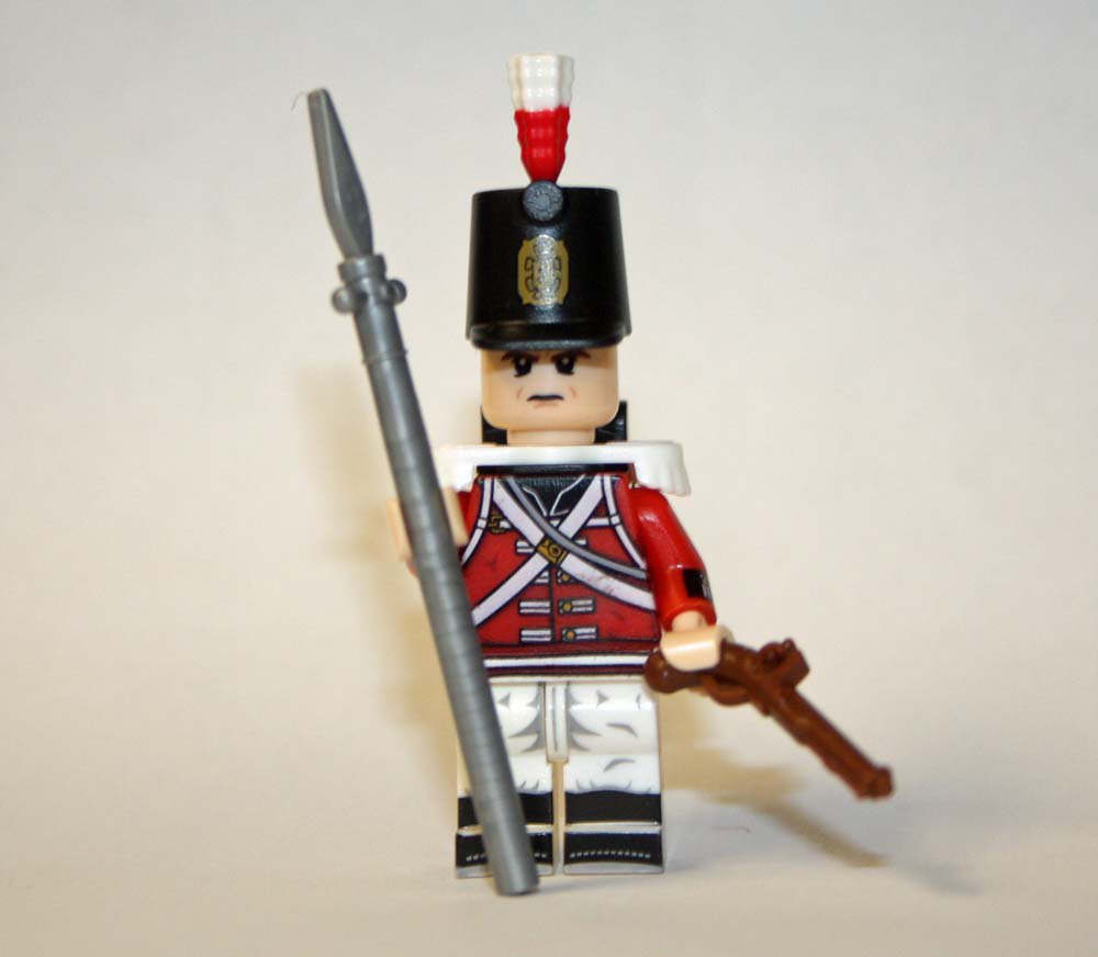 Lego Compatible British NCO Napoleonic War Soldier Custom Minifigure Toys