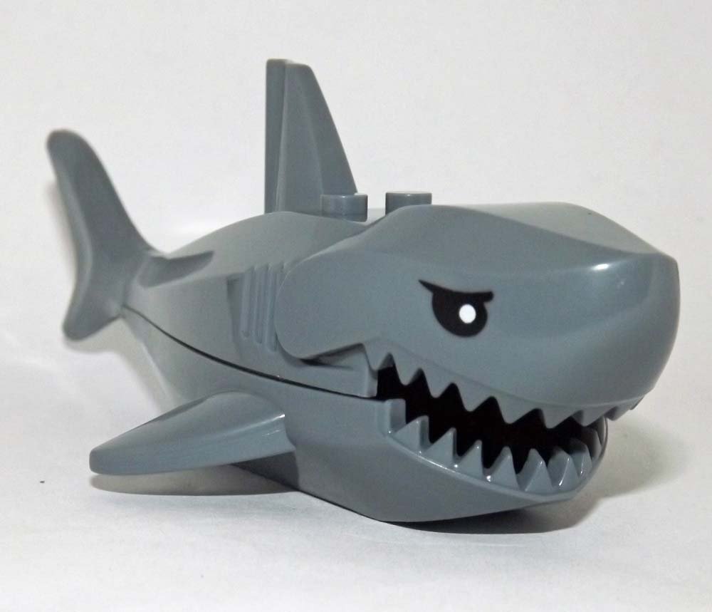 Lego Compatible Shark Grey animal Fish Custom Minifigure Toys