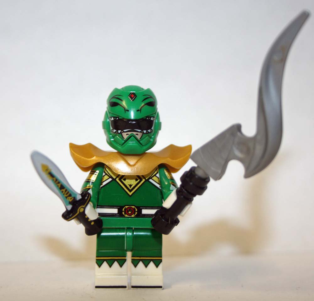 Lego Compatible Green Power Rangers Movie Custom Minifigure Toys