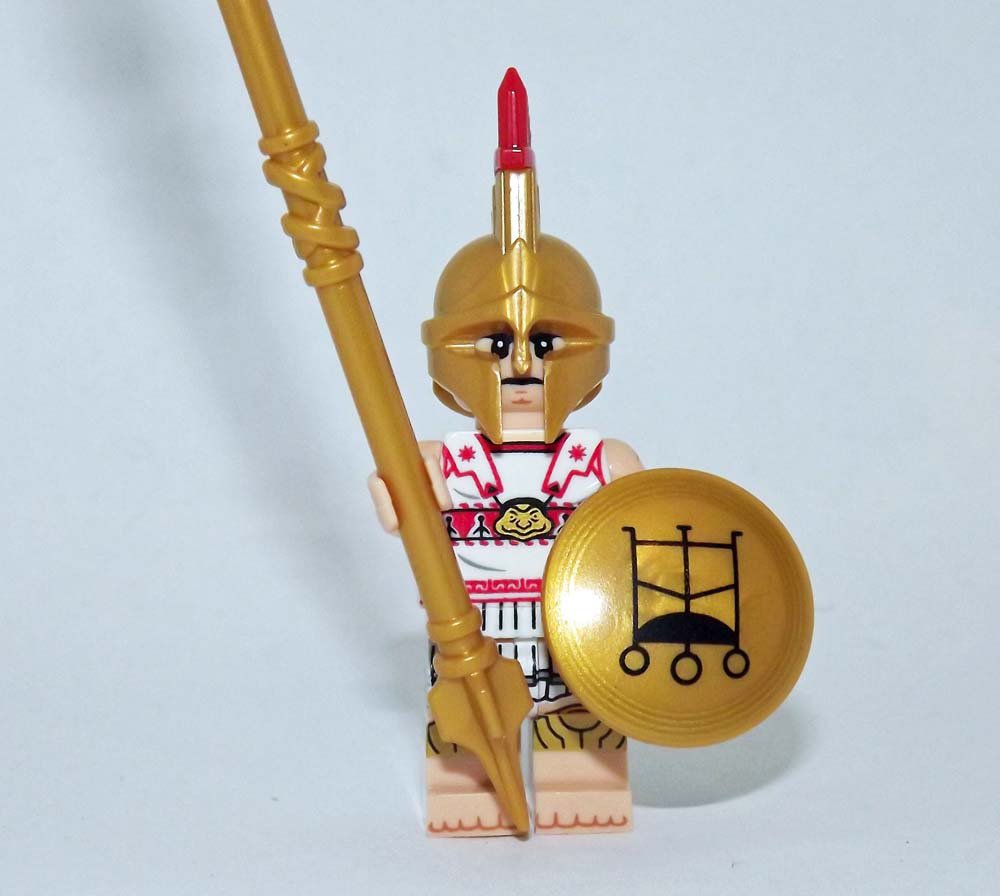 Lego Compatible Greek Hoplite Spartan 300 Soldier Custom Minifigure Toys