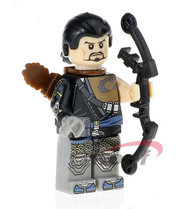 Lego Compatible Overwatch Shimada Custom Minifigure Toys