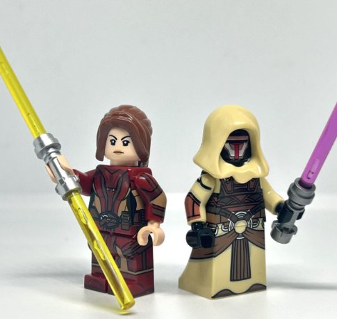 Jedi Revan and Bastila Shan Minifigures Star Wars The Old Republic Jedi ...