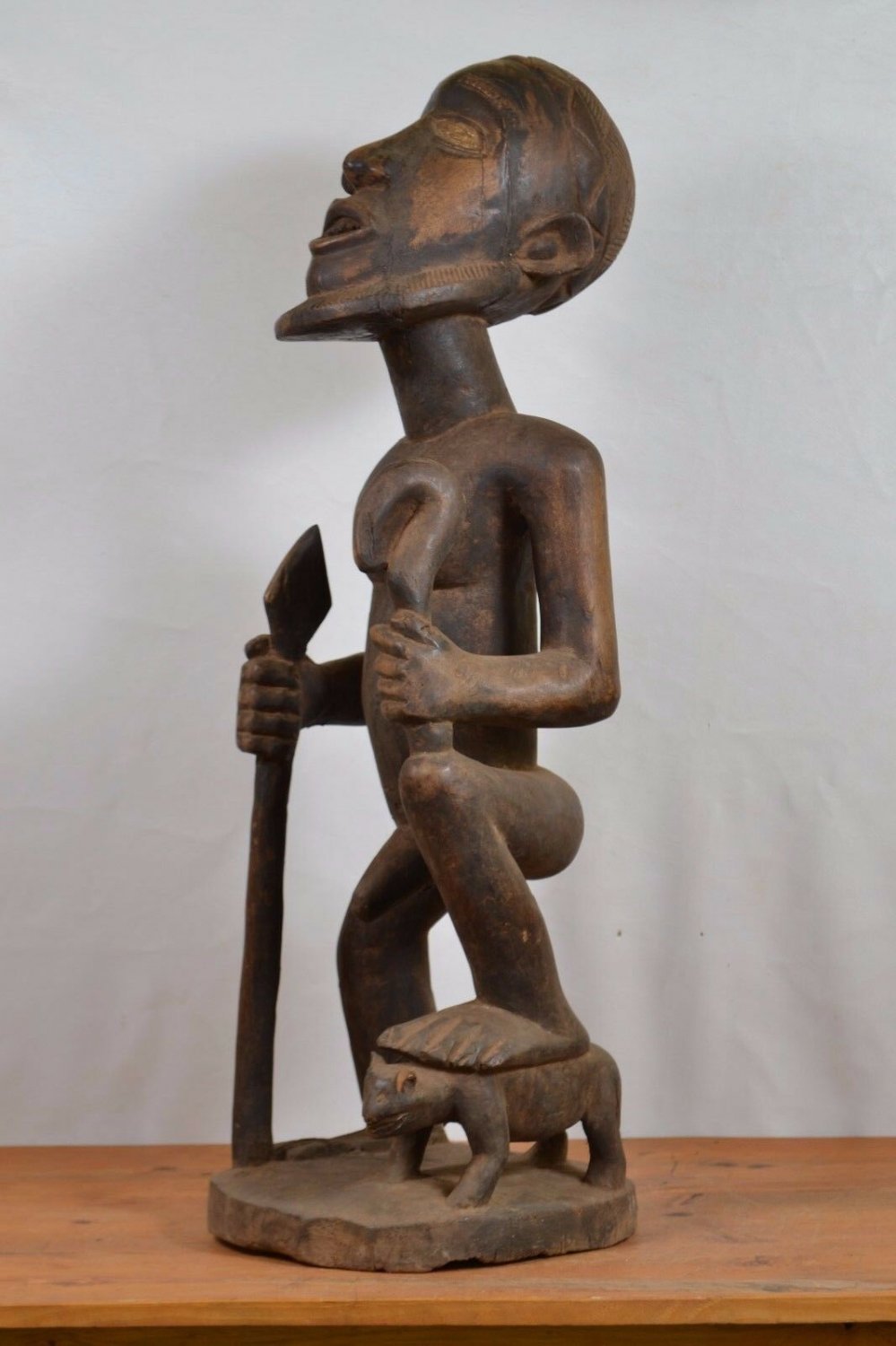African tribal Art,kongo warrior statue from Bakongo people(DRC) Congo