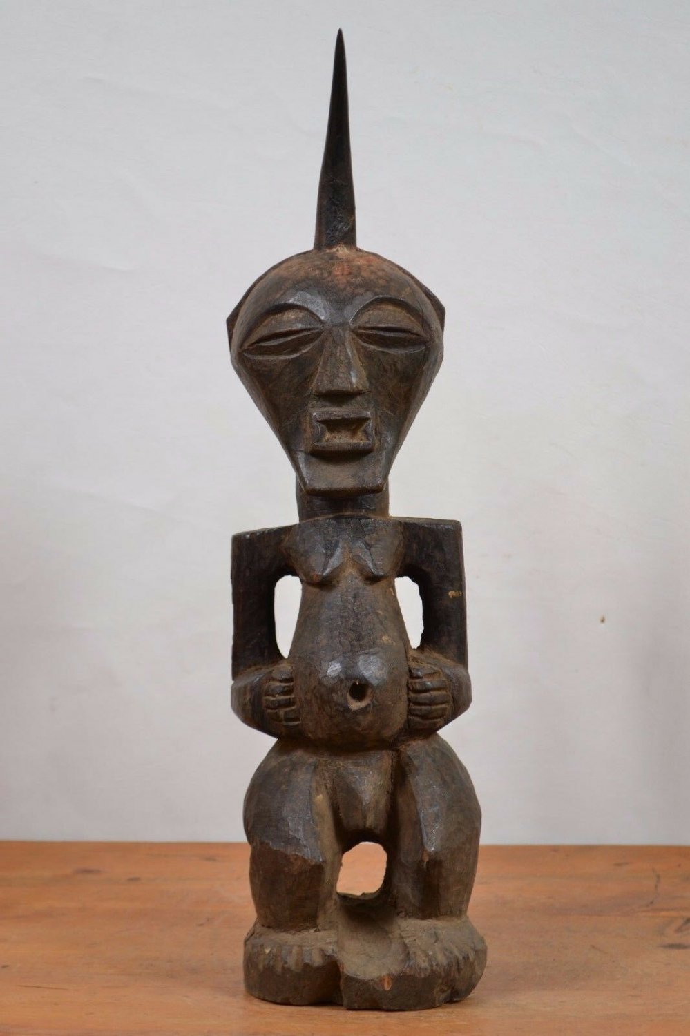 African Tribal Art,Beautiful heavy Songye statue from kongolo,DRC.