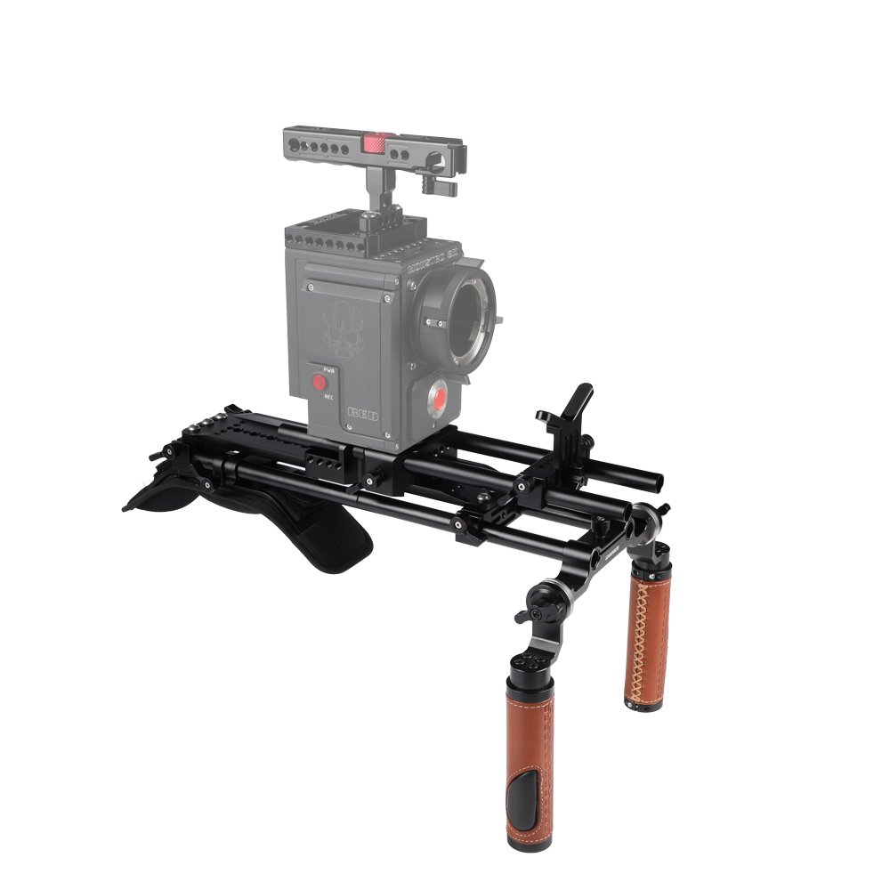 Shoulder Mount Rig With 12" ARRI Dovetail Bridge Plate Quick Release ...