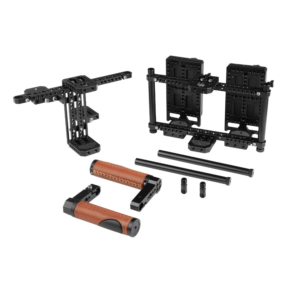 2-in-1 Director's Monitor Cage Rig With Double Power Supply Splitters ...