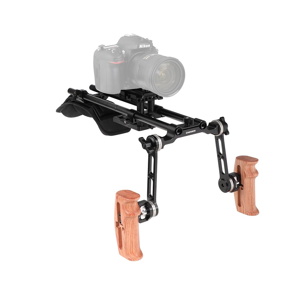 Shoulder Support Rig With Manfrotto Quick Release Baseplate & ARRI ...
