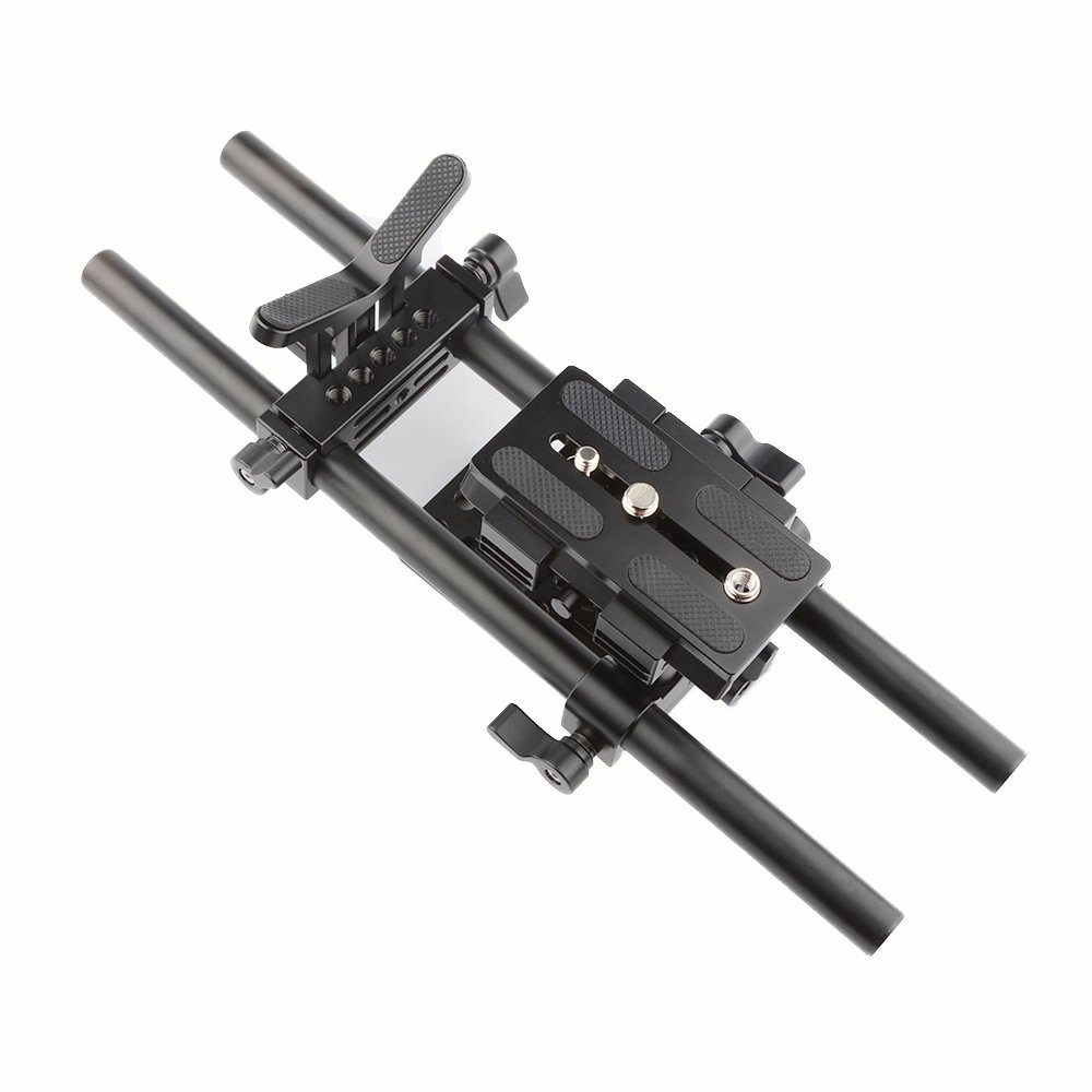 DSLR Shoulder Mount Support Rig With Manfrotto Quick Release Plate ...