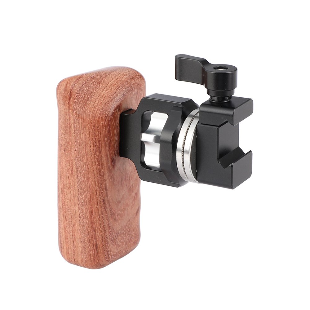 KAYULIN Quick Release Wooden Hand Grip With M6 ARRI Rosette Connection ...