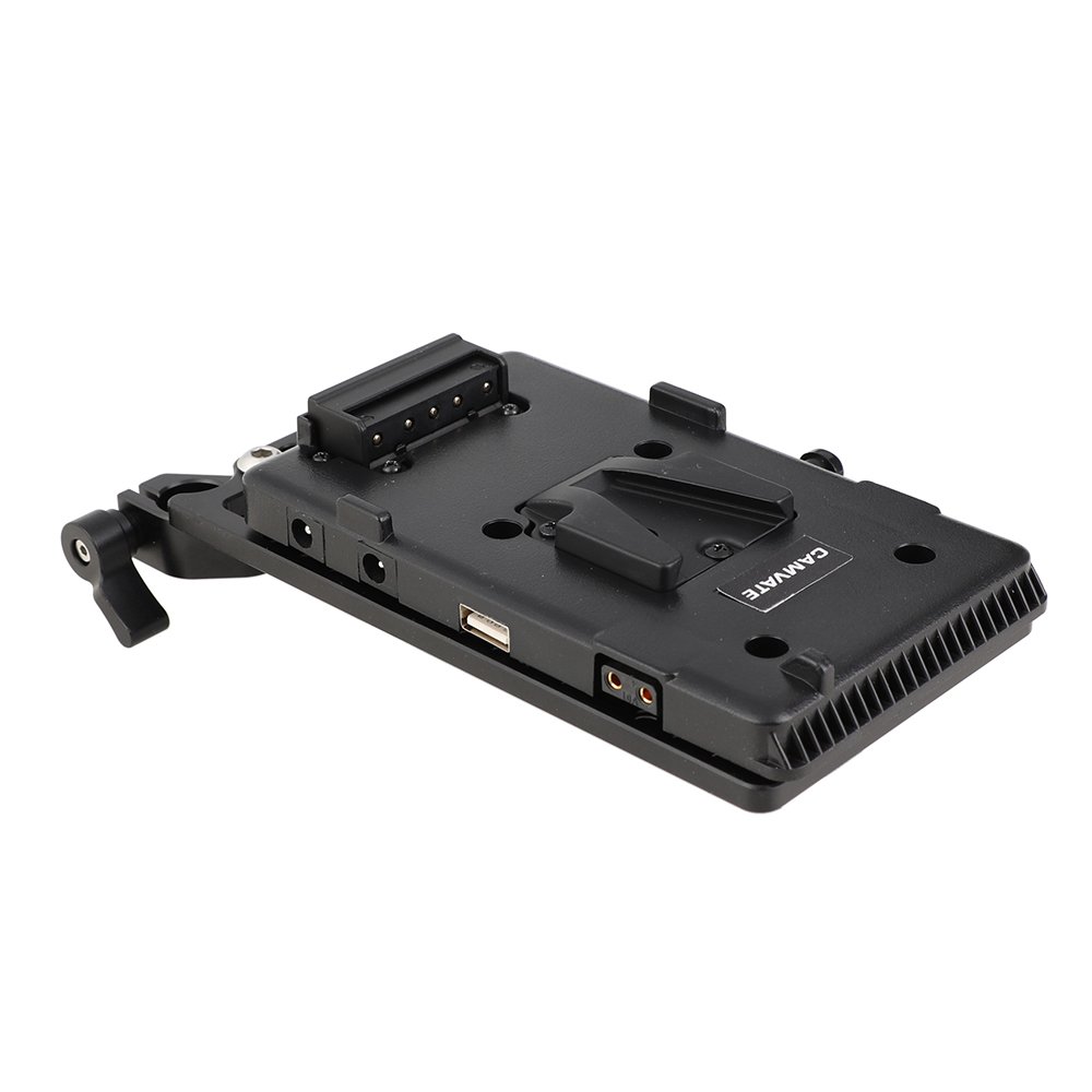 V Lock Mounting Plate Power Splitter Adapter with Battery Backboard ...