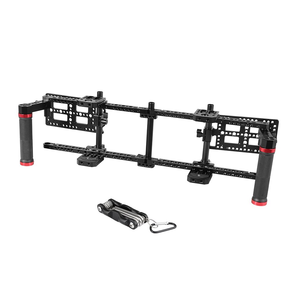 Adjustable 7" Director's Monitor Cage Rigs With Dual Rubber Grips ...