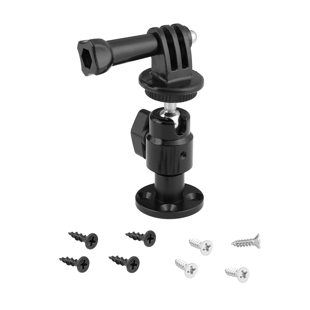 1/4"-20 Ball Head Holder With Wall-mounted Base + GoPro Monopod Mount ...