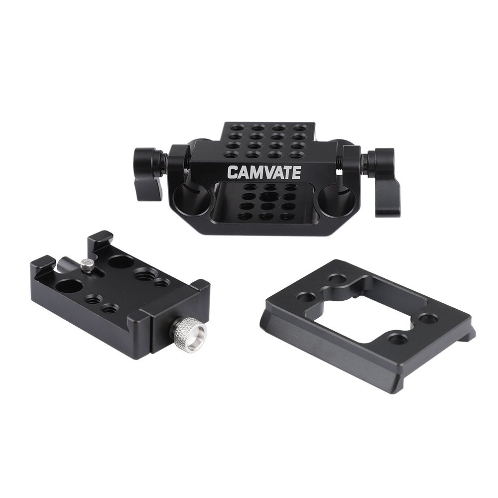 Manfrotto Quick Release Sliding Mount & Adapter Plate With 15mm Dual ...