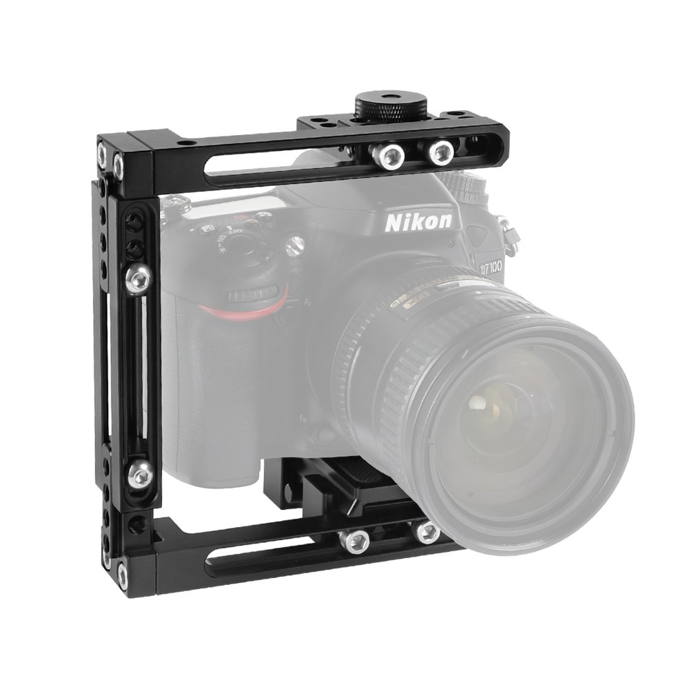 Self-configuration Half Cage Kit With QR Manfrotto Plate For Nikon ...