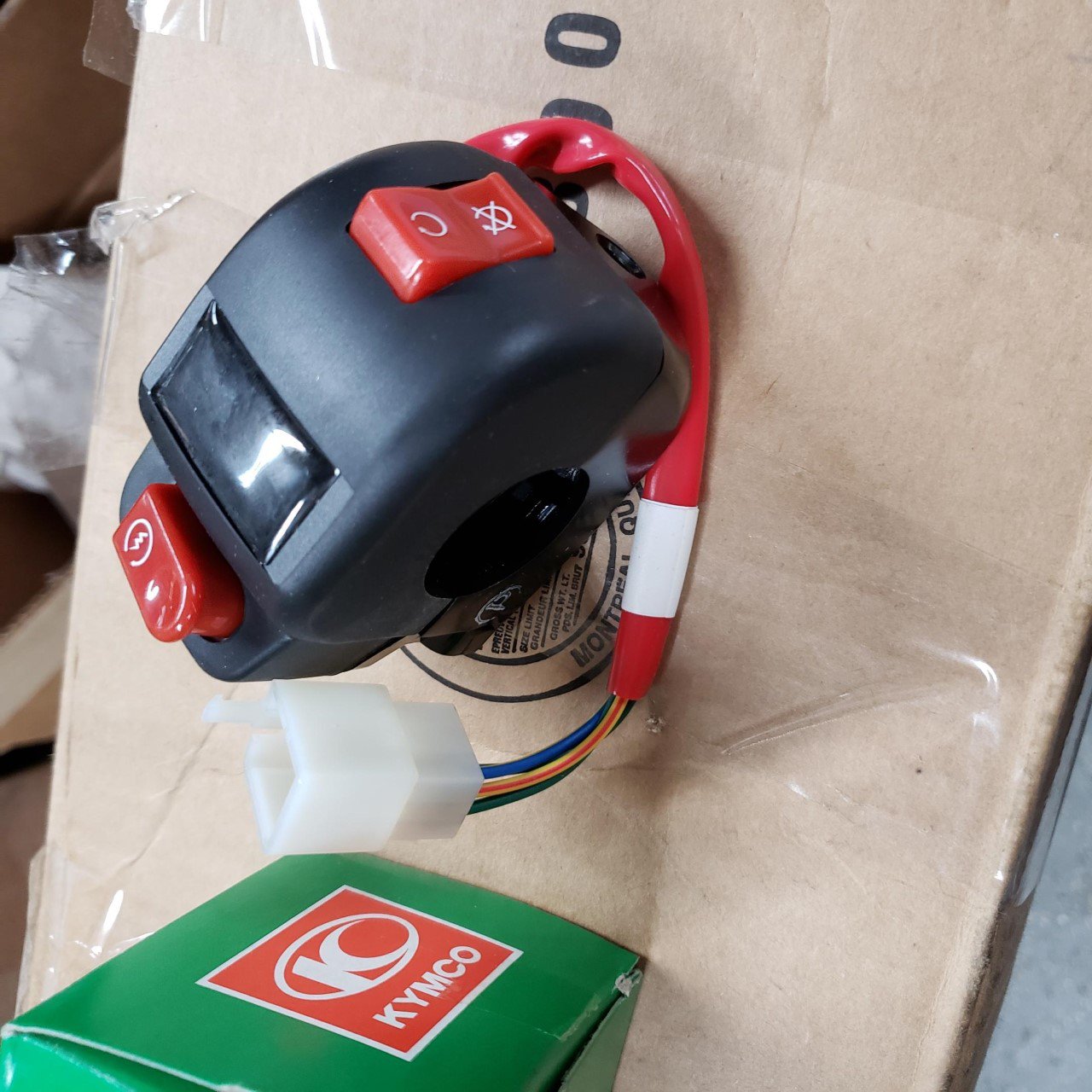 Kymco Original NOS RH Handle Switch Assembly 3515A-KHB5-M00