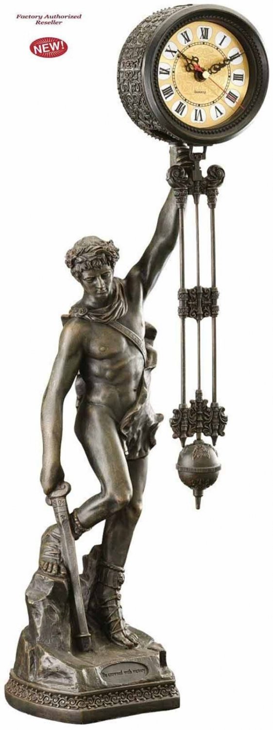 Antique Desktop 18th C French Style Swinging Pendulum Clock Valiant ...