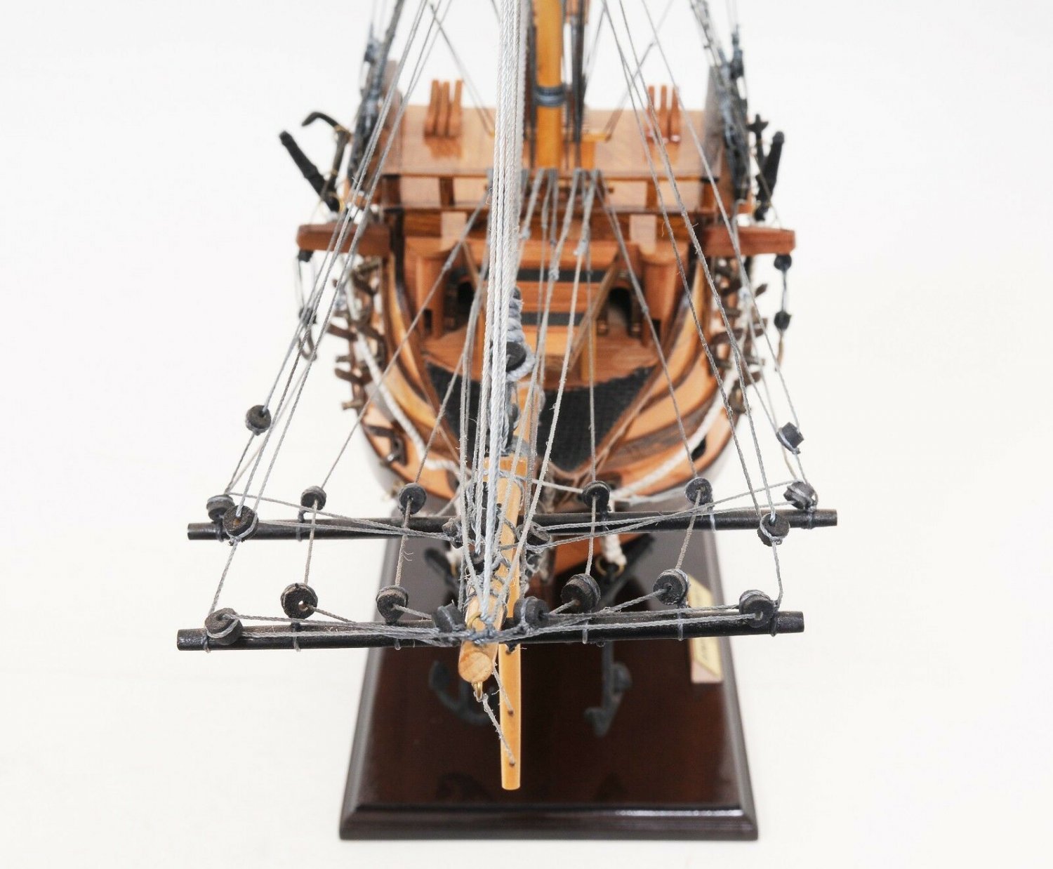 HMS Victory Admiral Nelson Tall Ship Bow Section 28.5" Wood Model Boat ...