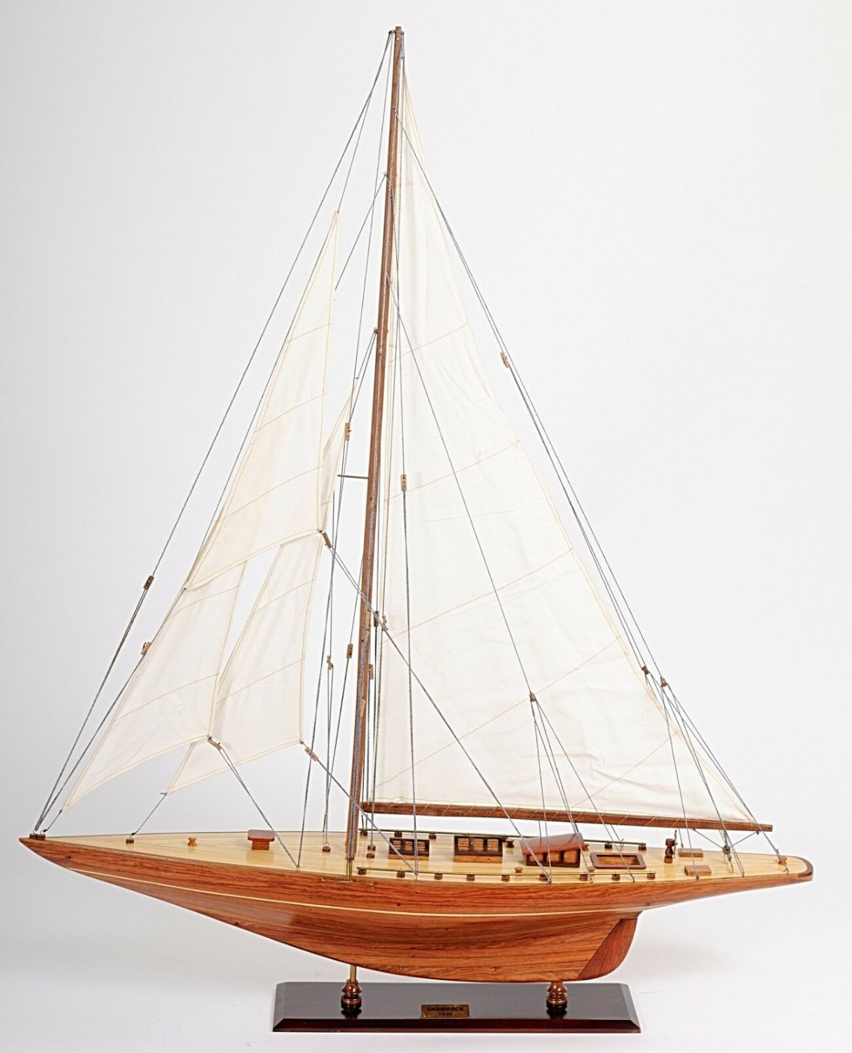 Shamrock V is the J Class Classic Sailing Yacht 39.5 " Wood Model Ship ...