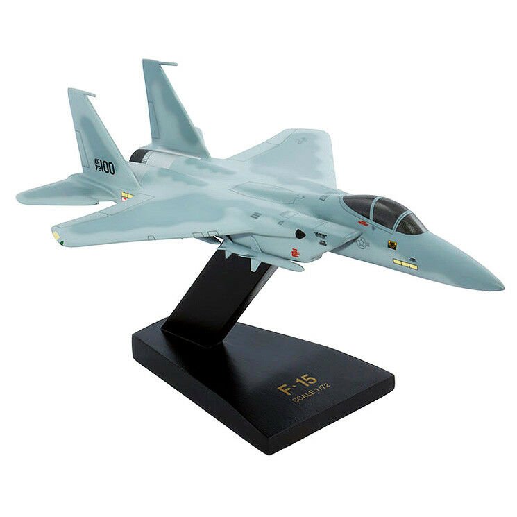 Airplane USAF F15C Eagle Jet Fighter 10.5" Wood Model Aircraft