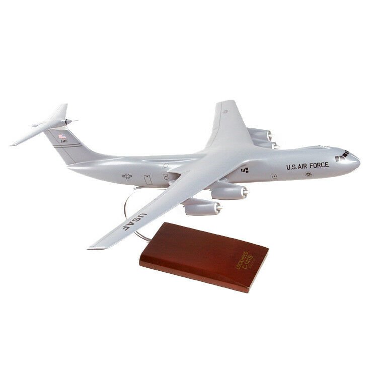 Airplane USAF Lockheed C-141B Starlifter large 20.25" Wooden Model Aircraft