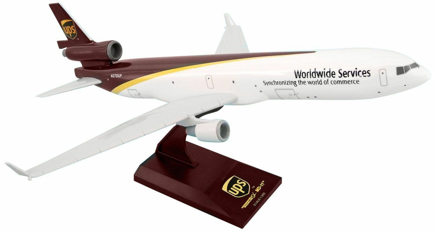 Airplane UPS Mcdonnell Douglas MD-11F Old Livery 12" Model Aircraft