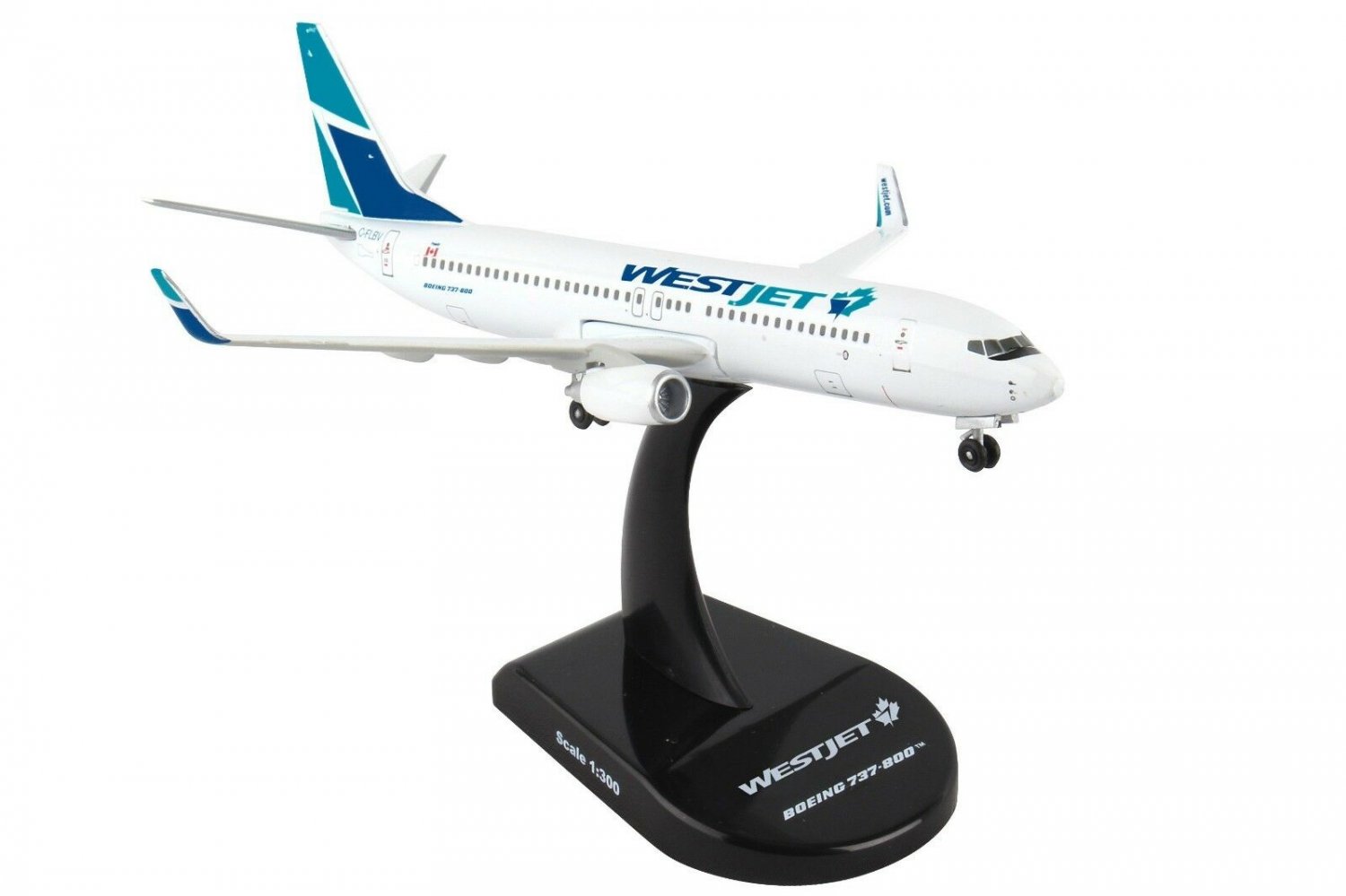 Airplane Westjet Airlines Boeing 737-800 New Livery Diecast Model Aircraft