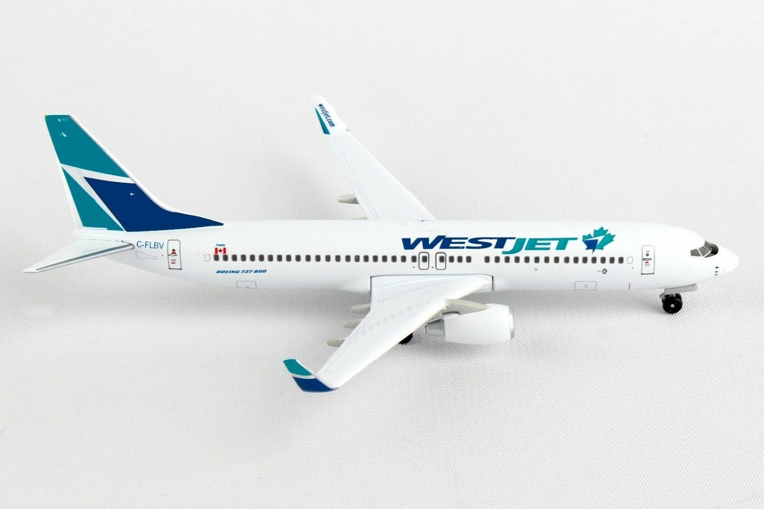 Airplane Westjet Airlines Boeing 737-800 New Livery Diecast Model Aircraft