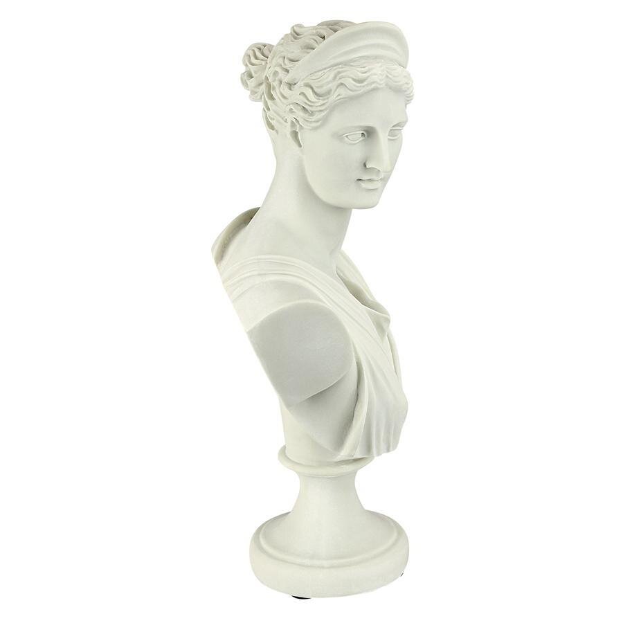 Greek Diana of Versailles Bonded Marble 12.5" Sculptural Bust by artist ...