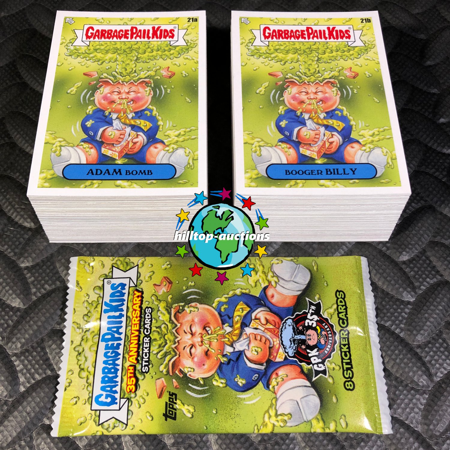 2020 GARBAGE PAIL KIDS 35th ANNIVERSARY 200-CARD COMPLETE BASE SET ...
