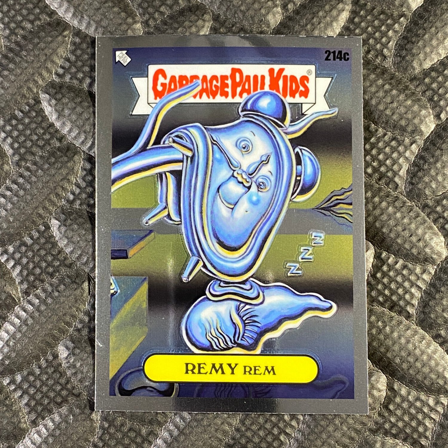 GARBAGE PAIL KIDS CHROME SERIES 5 214C REMY REM RARE 'C' CARD! TOPPS 2022