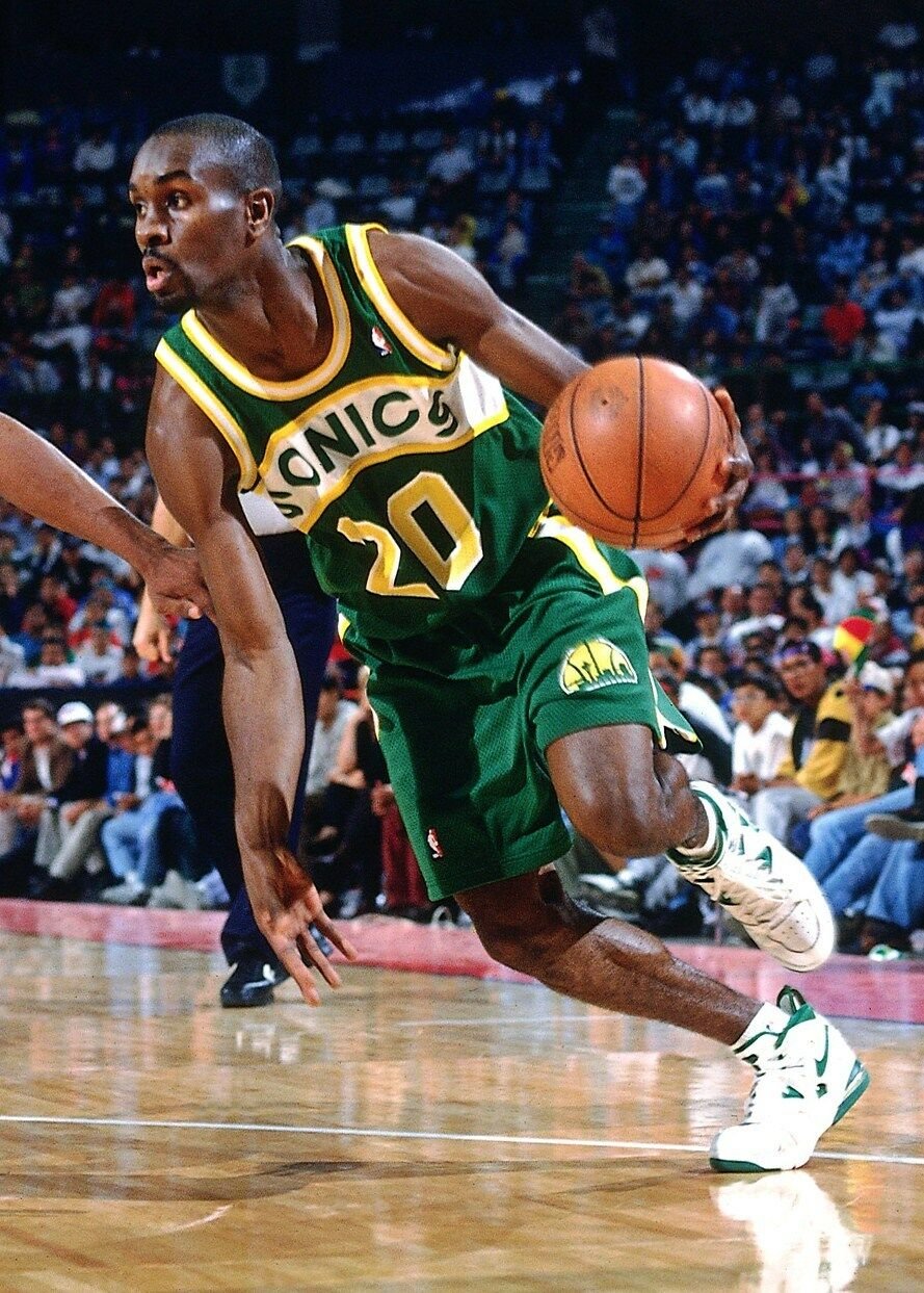GARY PAYTON 8X10 PHOTO SEATTLE SUPERSONICS SONICS BASKETBALL NBA