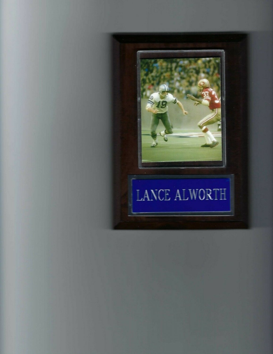 LANCE ALWORTH PLAQUE DALLAS COWBOYS FOOTBALL NFL
