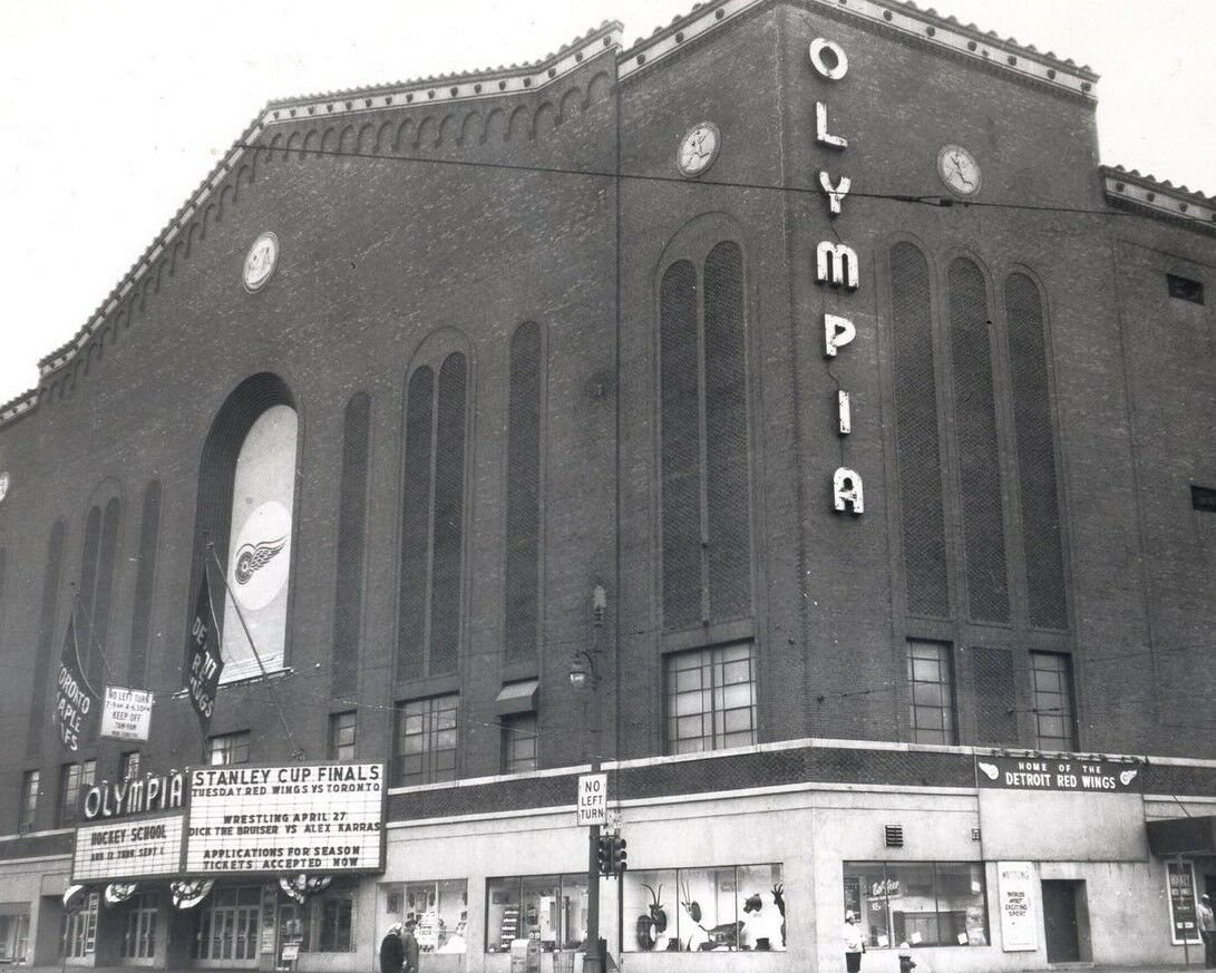 DETROIT OLYMPIA STADIUM 8X10 PHOTO ORIGINAL 6 NHL HOCKEY ARENA PICT 2 ...