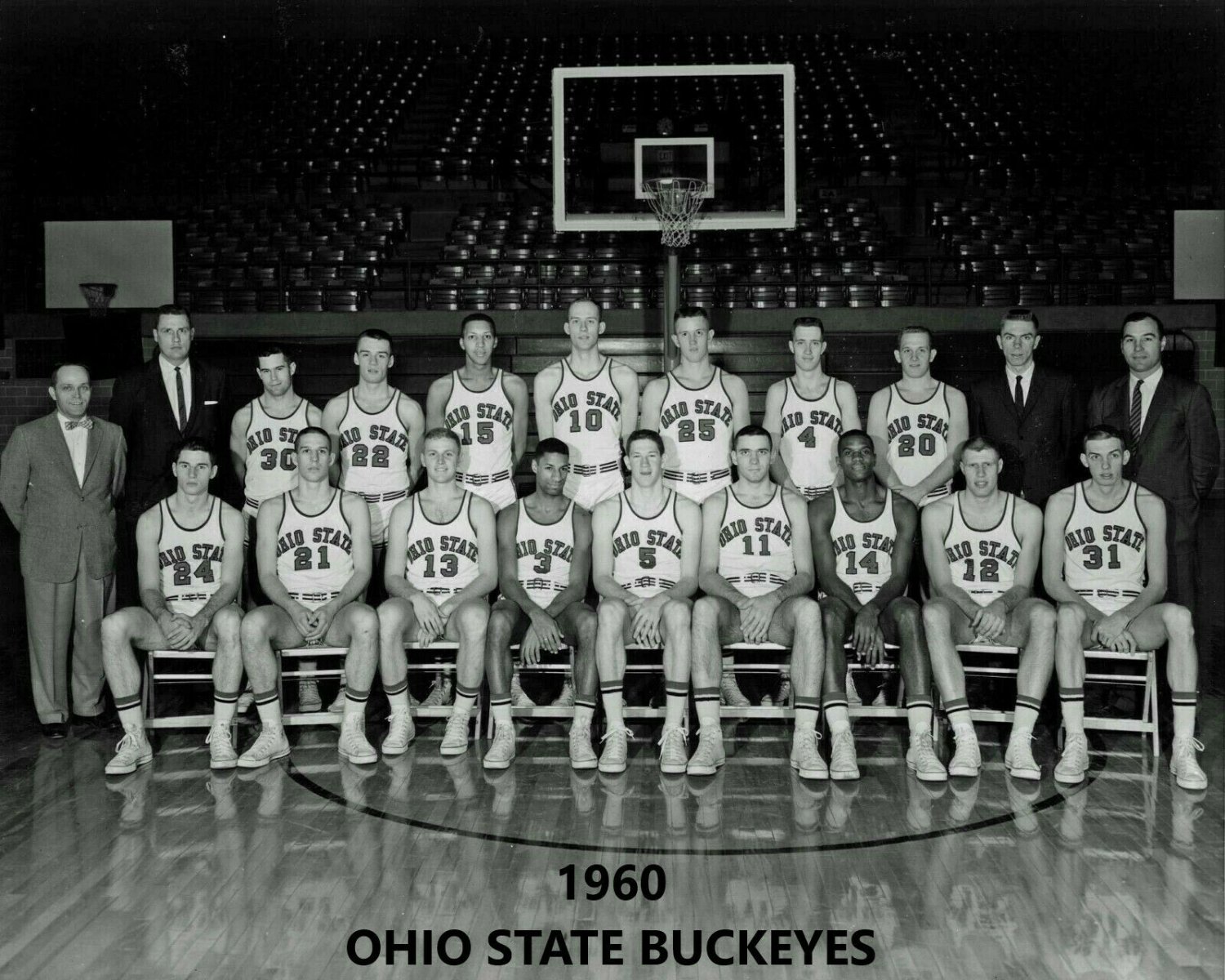 1960 OHIO STATE 8X10 TEAM PHOTO BUCKEYES PICTURE NCAA FOOTBALL