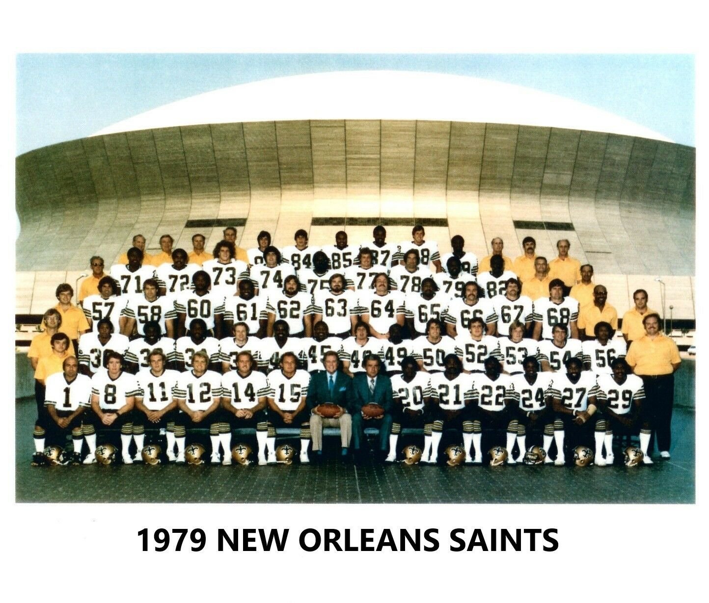 1979 NEW ORLEANS SAINTS 8X10 TEAM PHOTO FOOTBALL PICTURE NFL