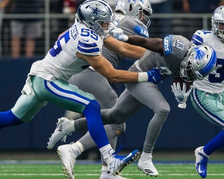 LEIGHTON VANDER ESCH 8X10 PHOTO DALLAS COWBOYS PICTURE NFL FOOTBALL