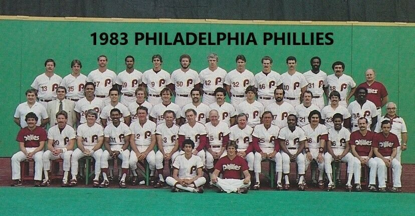 1983 PHILADELPHIA PHILLIES 8X10 TEAM PHOTO BASEBALL PICTURE MLB WIDE BORDER