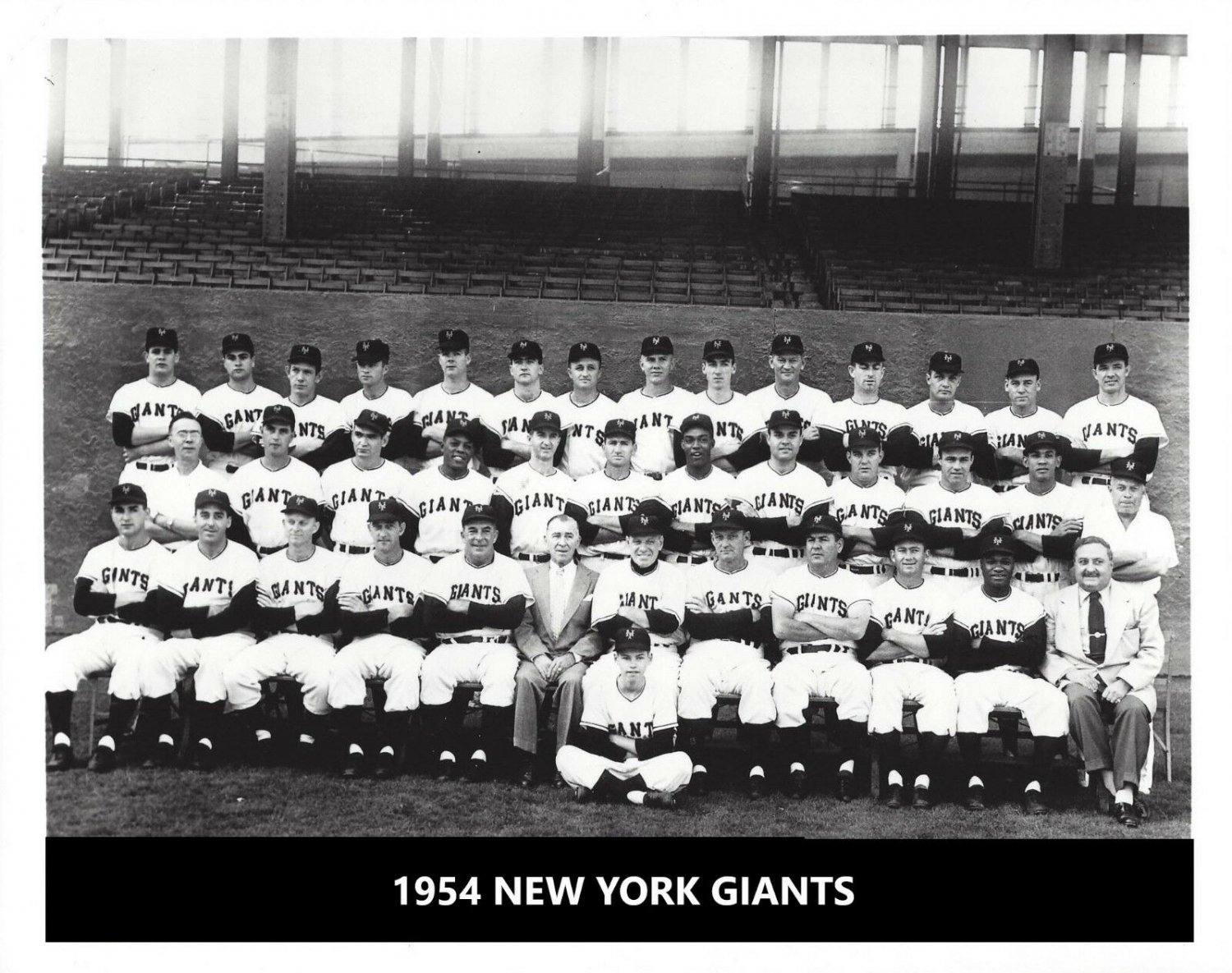 1954 NEW YORK GIANTS 8X10 TEAM PHOTO BASEBALL MLB PICTURE NY