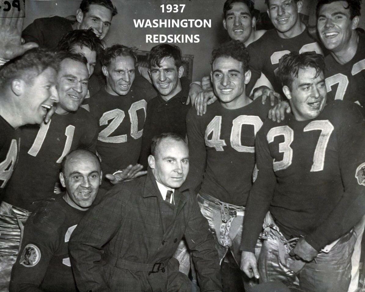 1937 WASHINGTON REDSKINS 8X10 TEAM PHOTO FOOTBALL NFL PICTURE CHAMPS ...